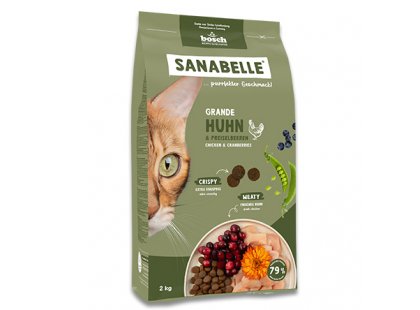 Bosch Sanabelle GRANDE Chicken & Cranberries сухой корм для кошек ...